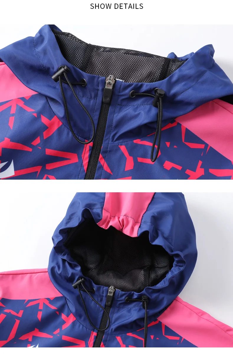 Custom Sublimation Hood Waterproof Soccer Windbreaker Jackets Men ...