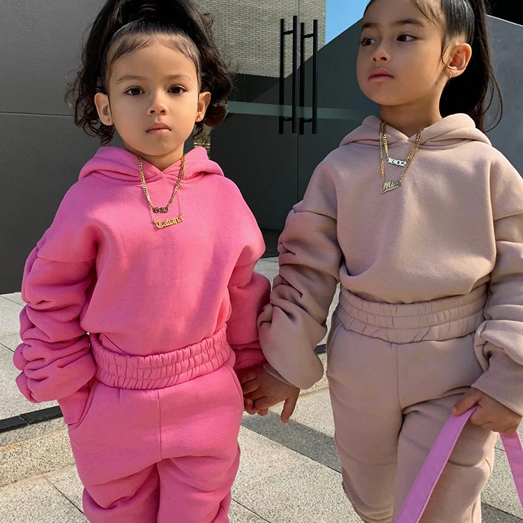 Wholesale High Quality Children Clothes Solid Custom Kids Clothes Set ...