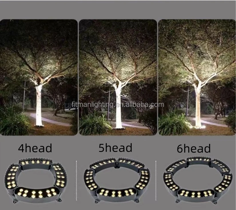 Led Tree Hug Lamp Outdoor Dmx512 12W 48W RGB Colorful Garden Spot Light ...
