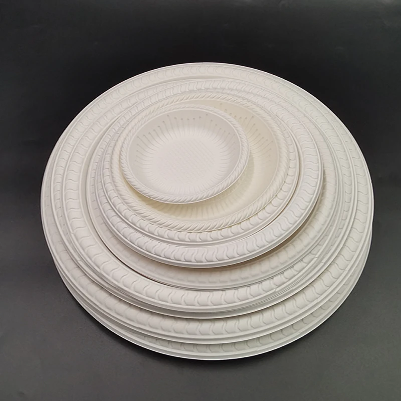 Eco-friendly Disposable Plates - Corn Starch Biodegradable