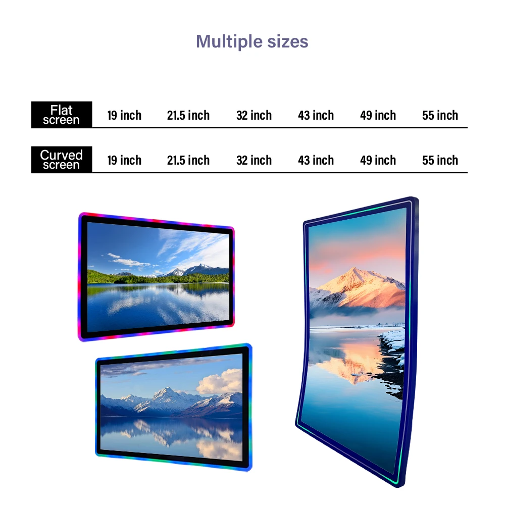 Wholesale Price C Type Curved Touch Screen Monitor 32/43 Inch Portable ...