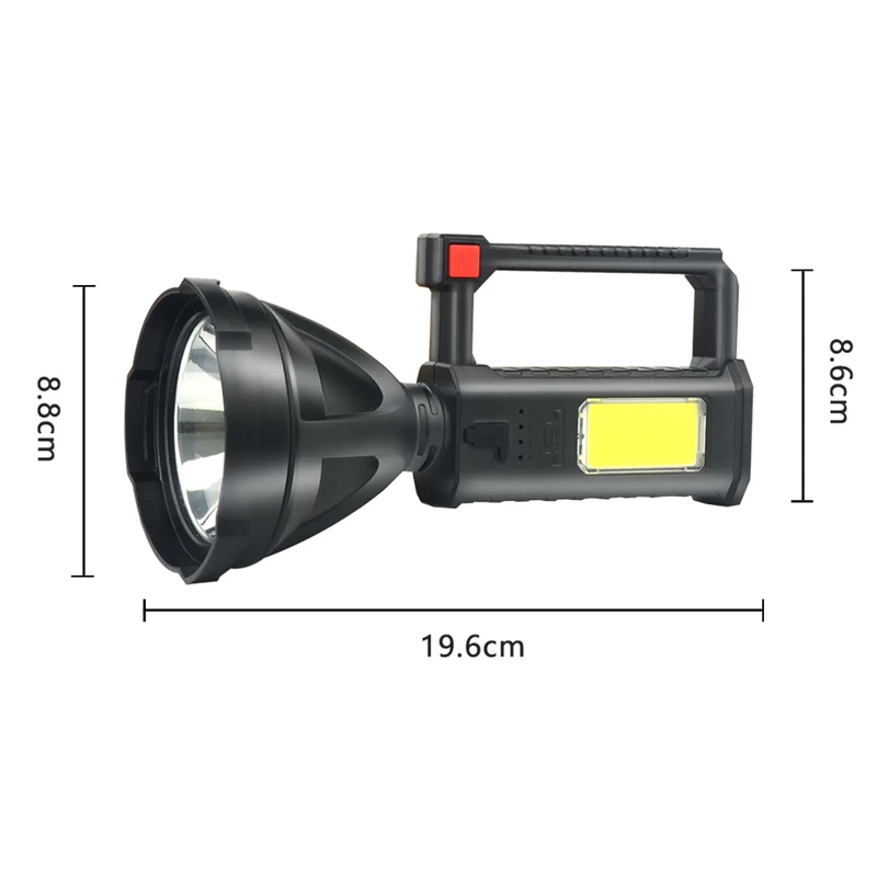 Outdoor Handheld Spotlight Rechargeable Tent Lantern Emergency Lights ...