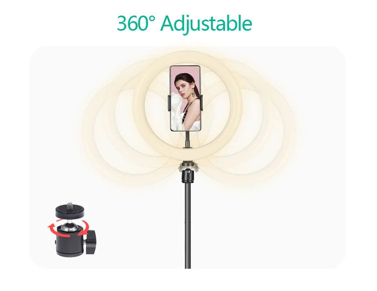 10 Inch LED Ring Light - Professional Ring Light Makeup LED