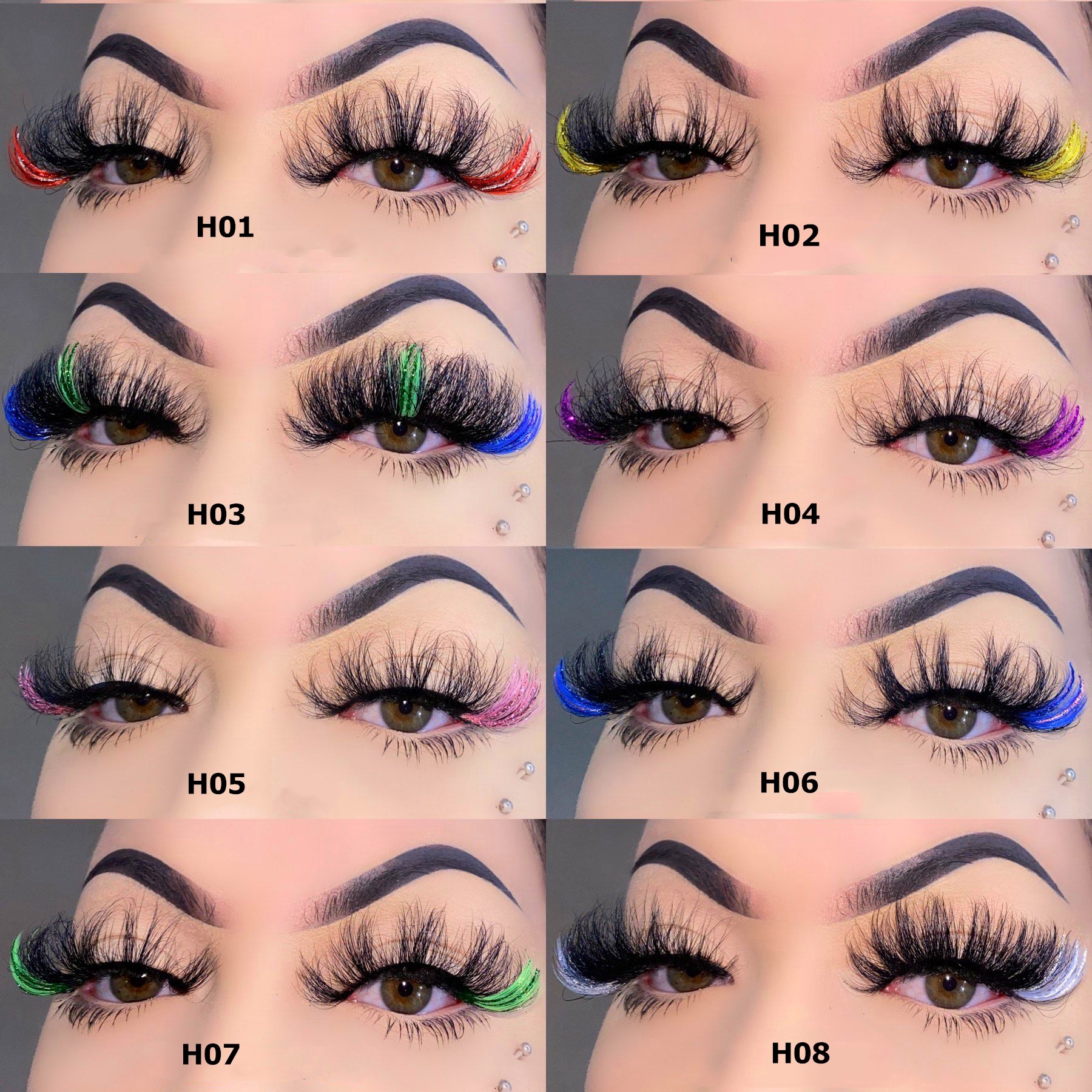 Wholesale Natural 3d Faux Mink Eyelash Strips - Self Adhesive, Oem ...