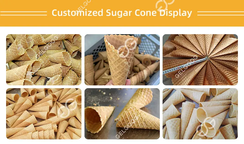 Gelgoog Ice Cream Cone Rolling Making Machines - High Efficiency