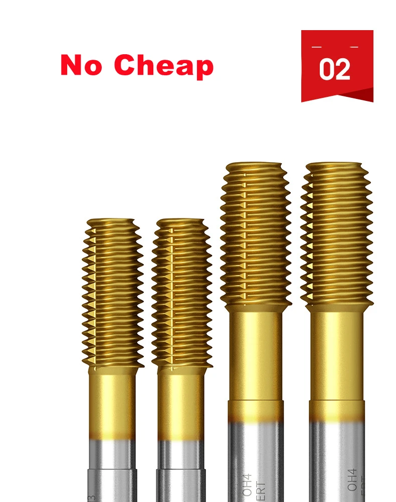 HSSE-manual de acero inoxidable M6 M8 M12, rosca que forma el grifo ...