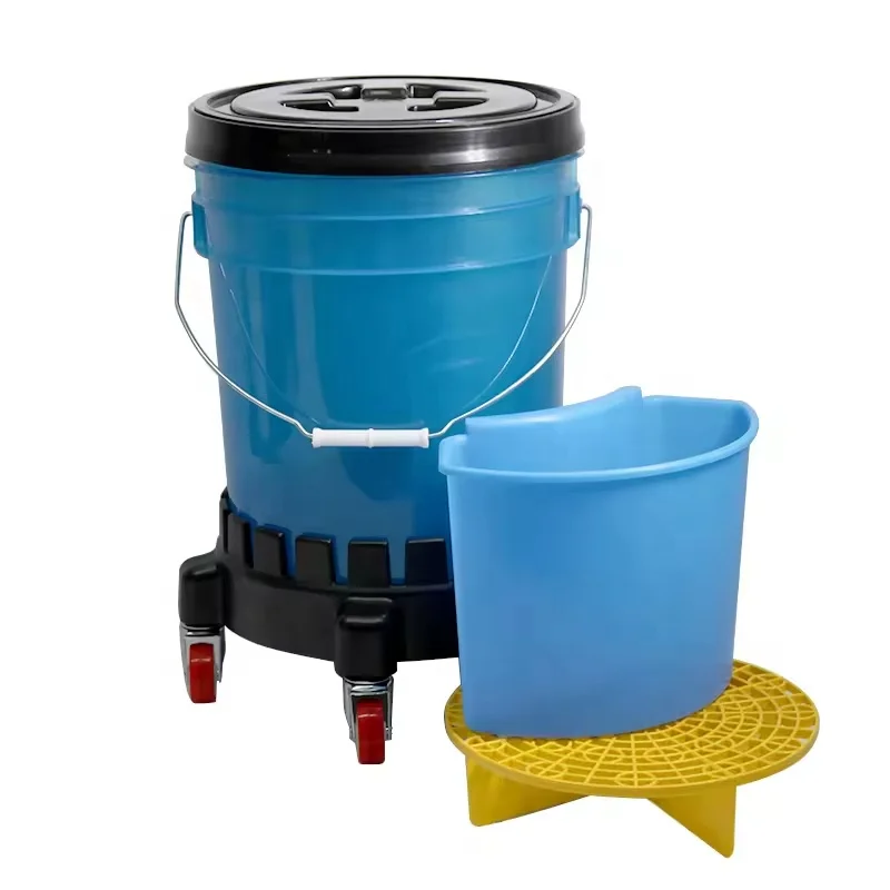 Car Wash Bucket 20l Water Storage 20kg Pp Plastic Drum With Filter ...