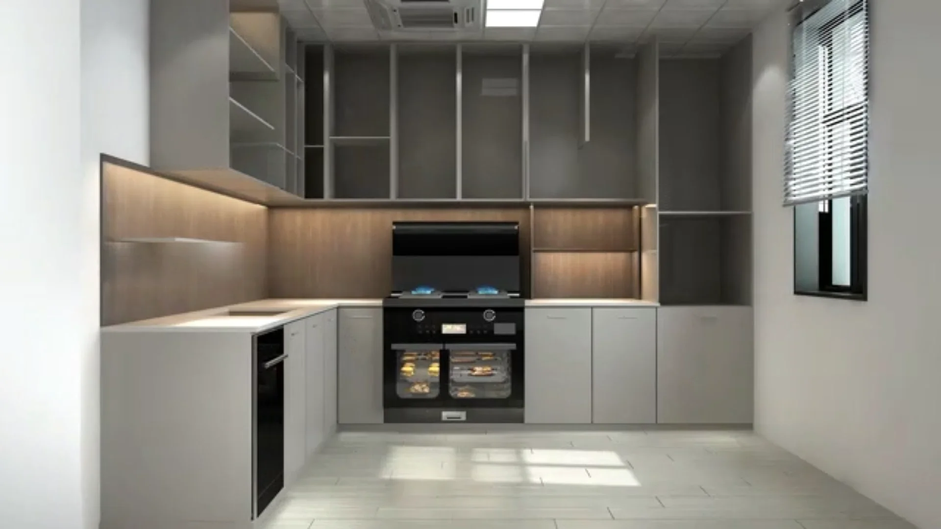 Tuzhi Casa Free Design China Made Ready To Assemble Modular Kitchen ...