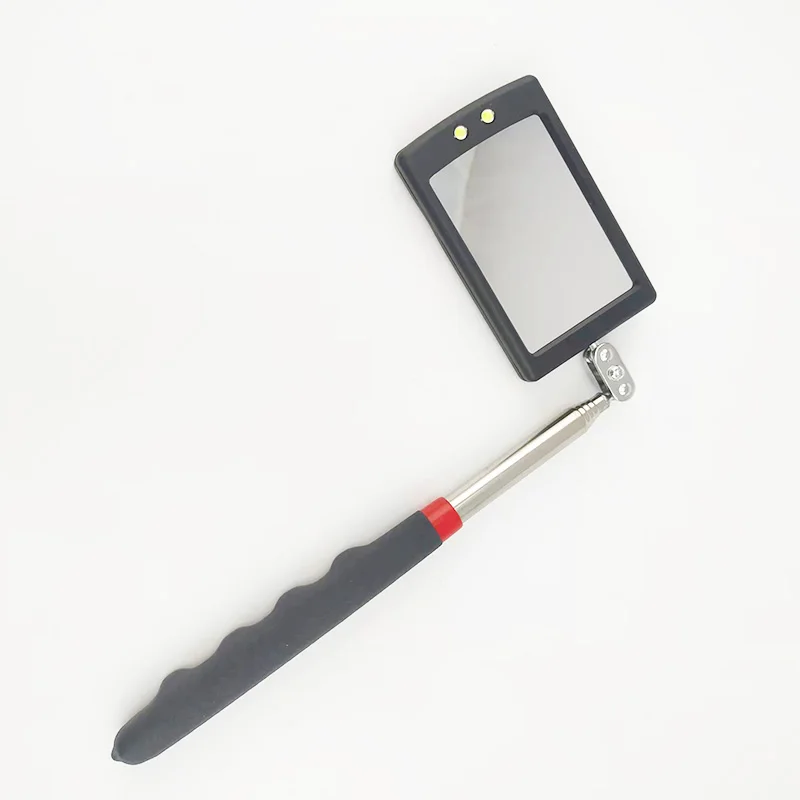 Telescoping Inspection Mirror with 3.2 Inch Round Mirror for Mechanics ...