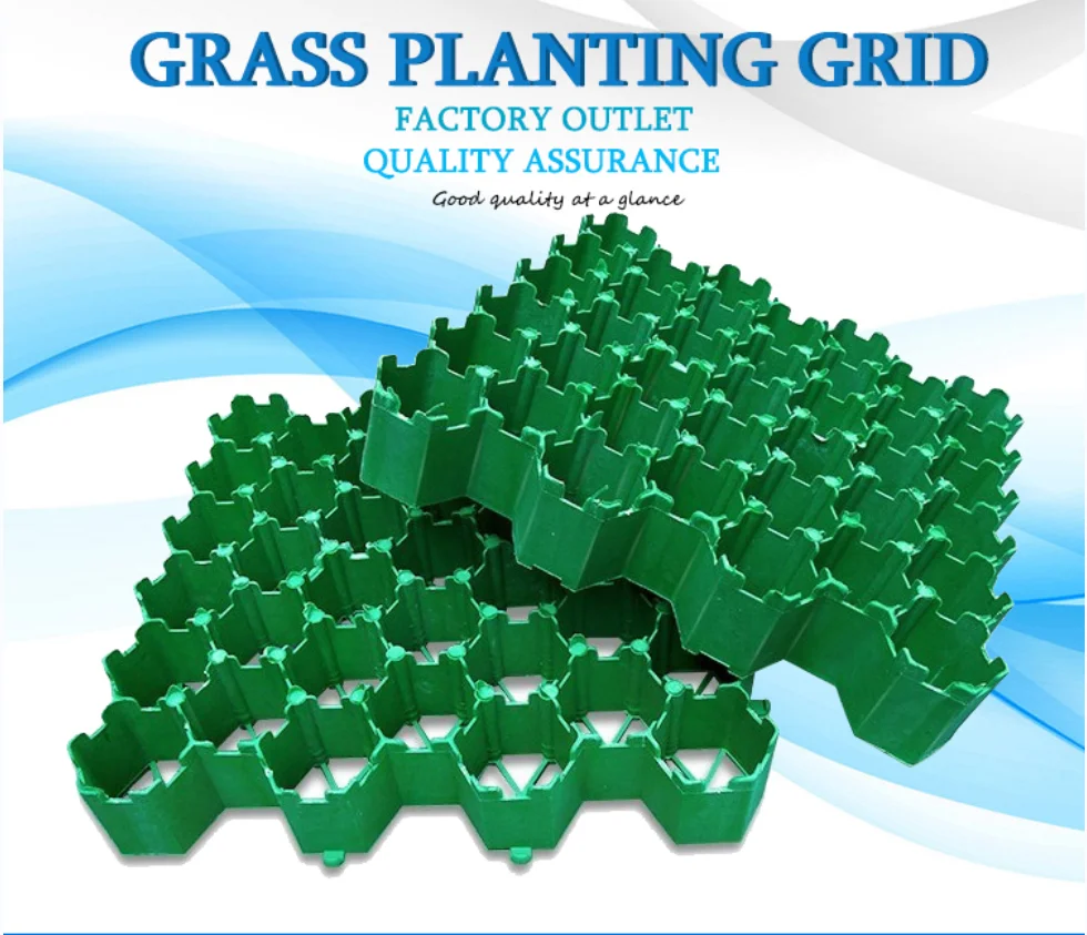 Durable Plastic Grass Pavers for Car Parking Lots in Indonesia