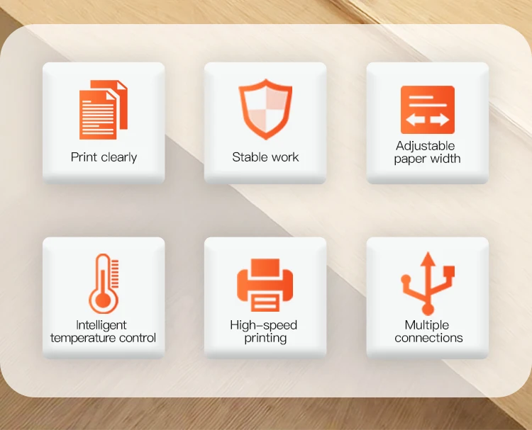 Supermarket Barcode QR Code Sticker Maker - 58MM Thermal Label Printer