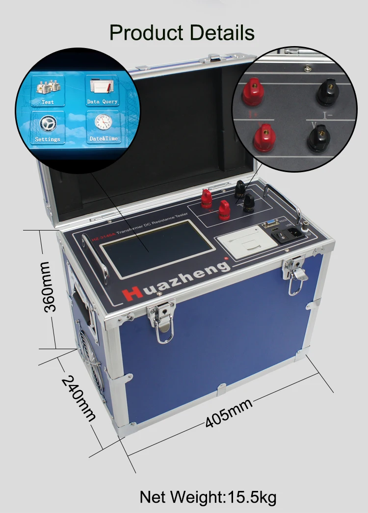 Huazheng Dc Resistance Testing Equipment Transformer Dc Resistance ...