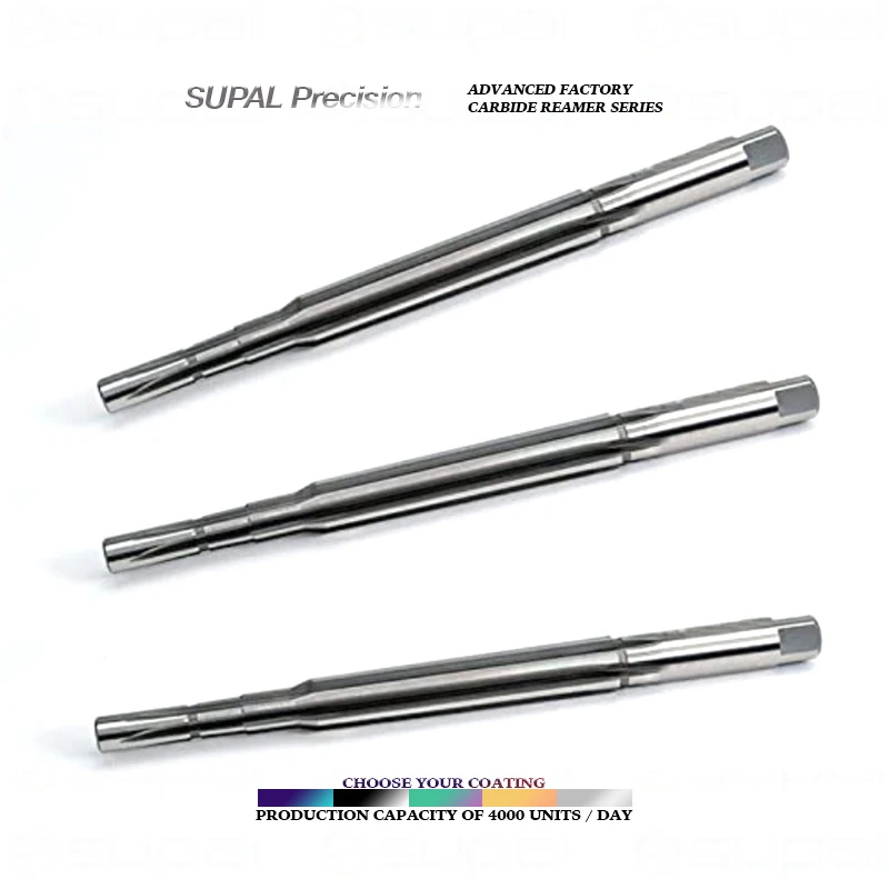 SUPAL Solid Carbide Reamers - Customized Non-Standard Sizes