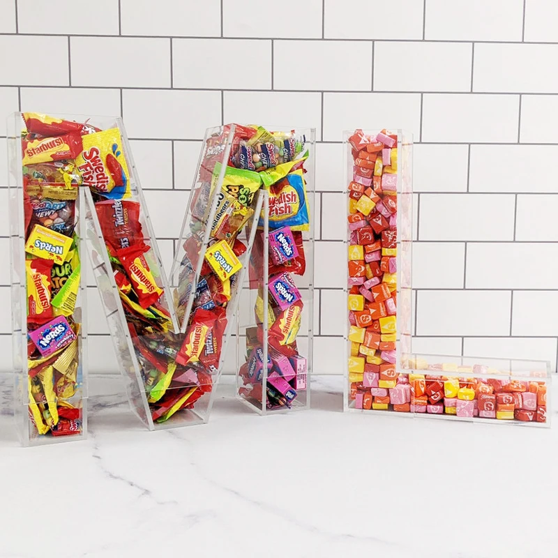 Acrylic Display Rack - Candy Box Display Case for Weddings