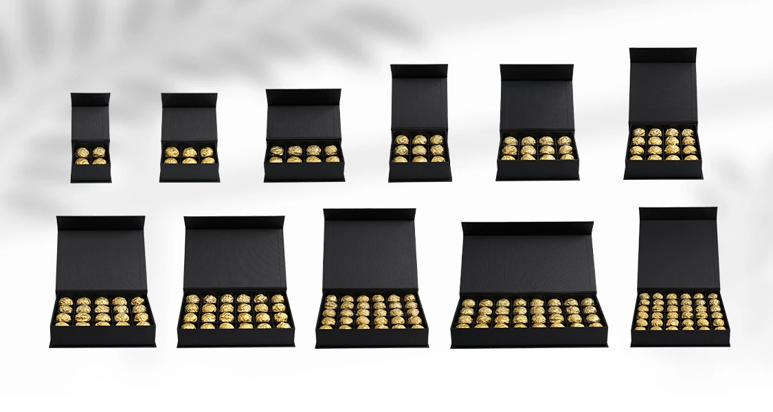 6 Piece Slots Packs Partitions Holes Chocolate Packaging