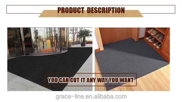 Anti slip Spaghetti Mats Waterproof Outdoor Floor Plastic Carpet Pvc ...