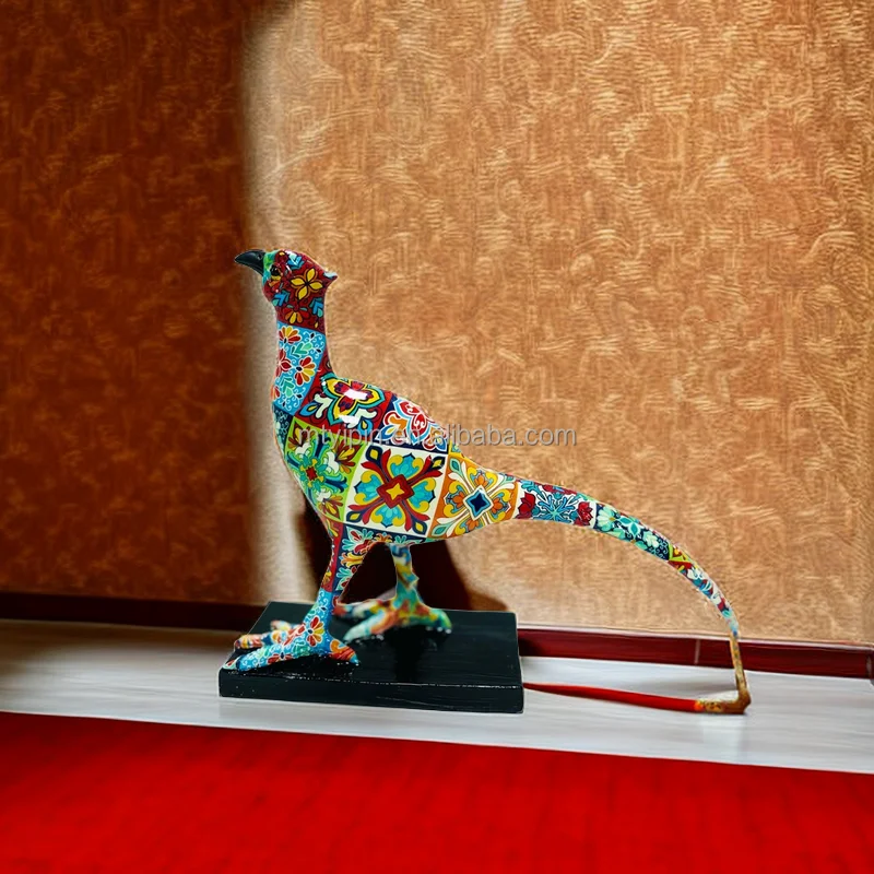 Colorful Art Greyhound Water Transfer Bird Resin Crafts Animal ...