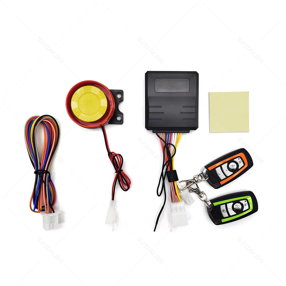 Universal Adjustable One Way Smart Motorcycle Alarm System