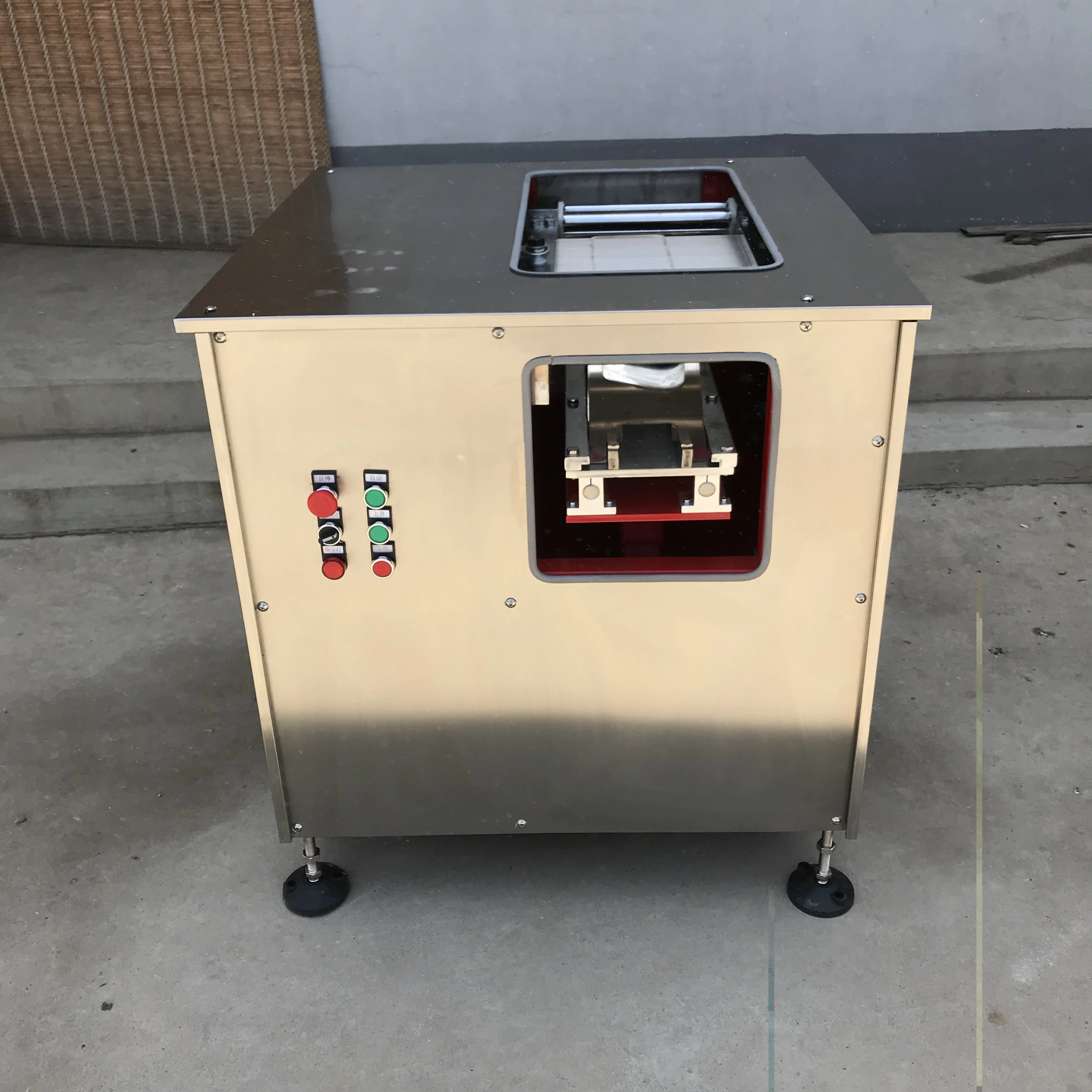 Commercial fish splitting machine Fillets cutting machine fresh meat ...