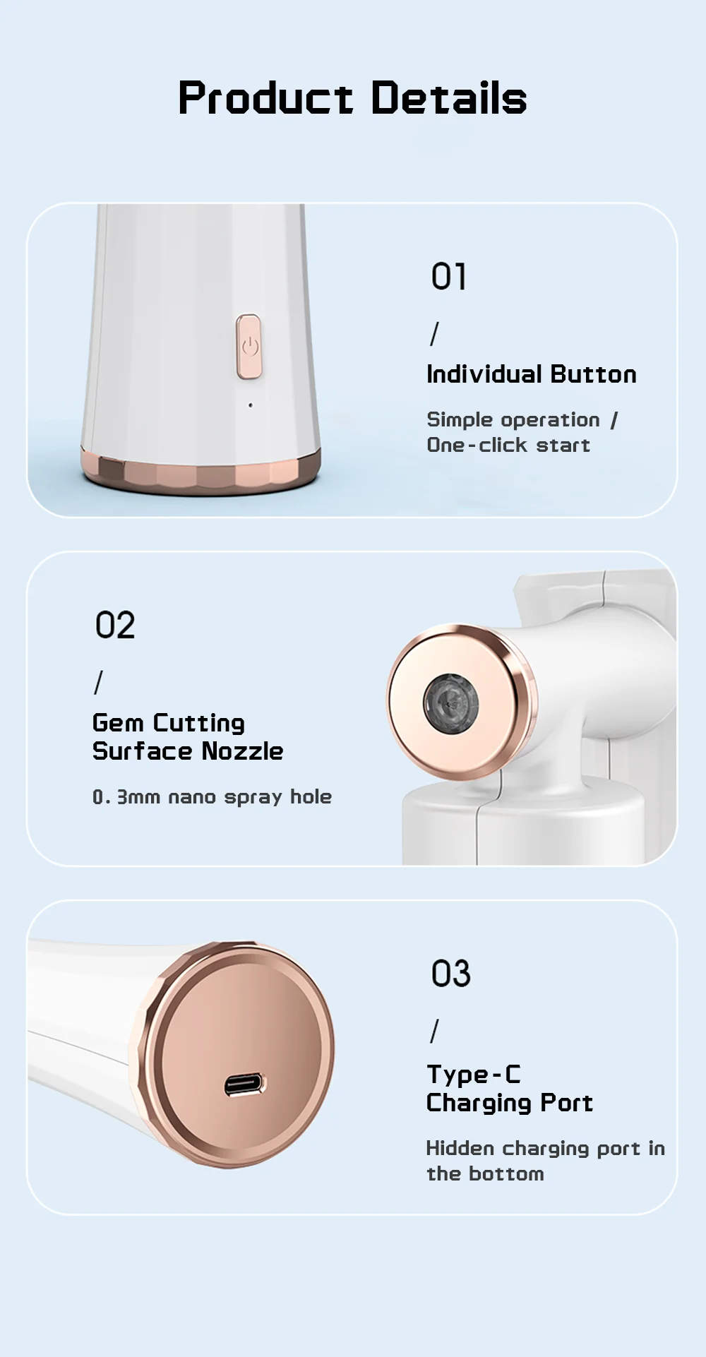 Oxygen Infusion Device - Rejuvenate Skin with Ultrafine Spray