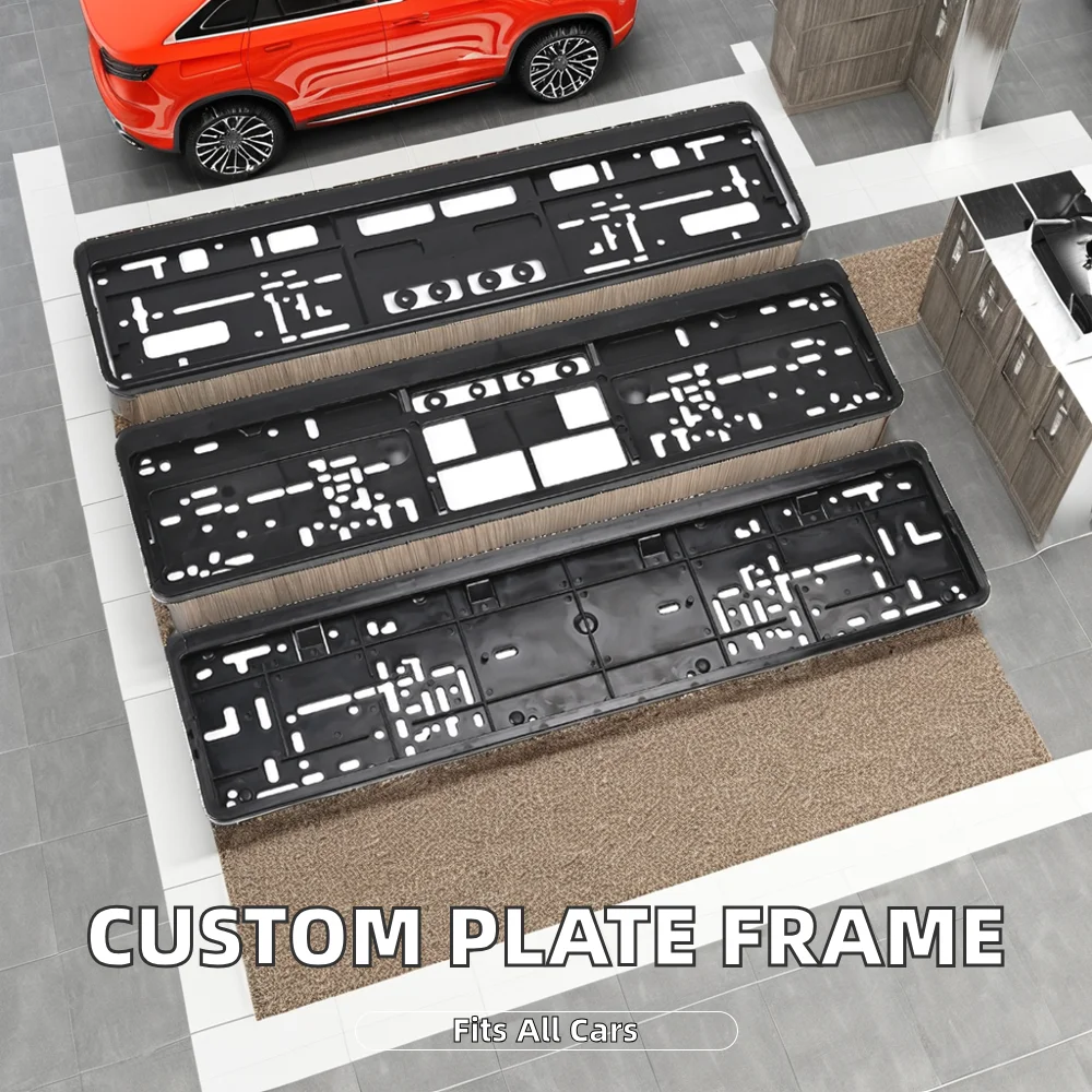 Hot Sale Plastic Custom European Standard Car Plate Holder