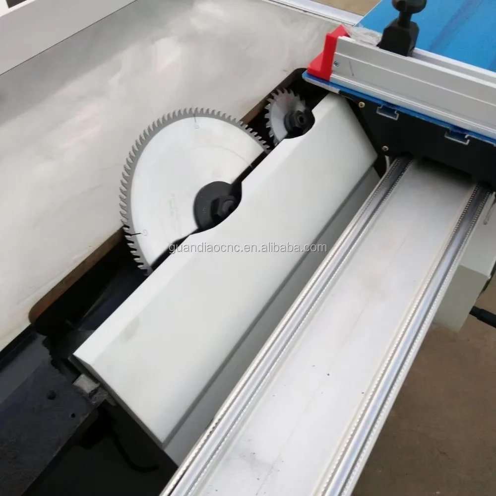 Industrial Sliding Table Panel Saw Machine 3200mm Heavy Duty Wood ...