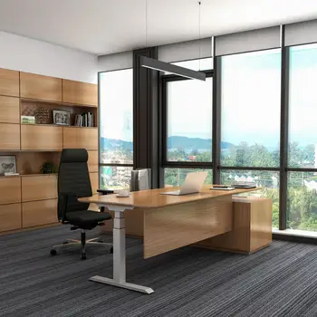 L Shape Office Desk Executive Ceo Small Desks European White Manager ...