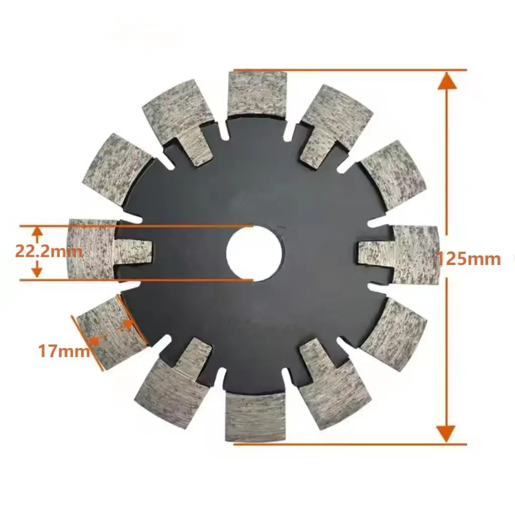 Floor Heat Milling Machine - 125mm Diameter Disc Efficiency