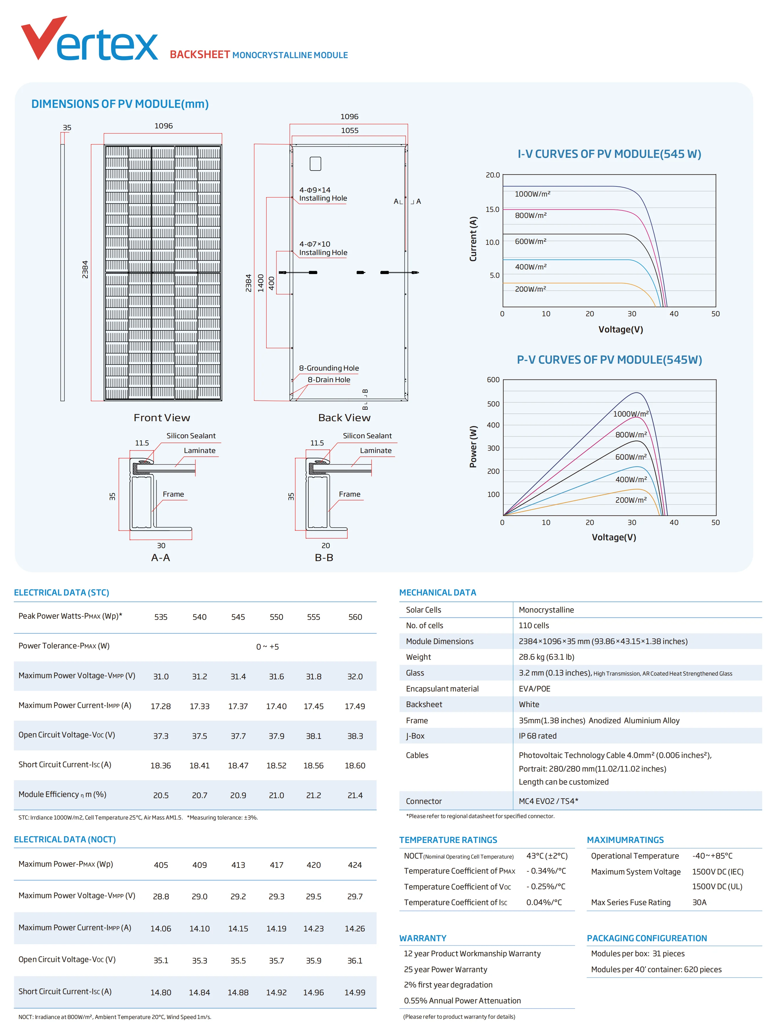 Trina Solar Panels Tsm-de19 10bb 182 Solar Cells Half Cell Mono Perc ...