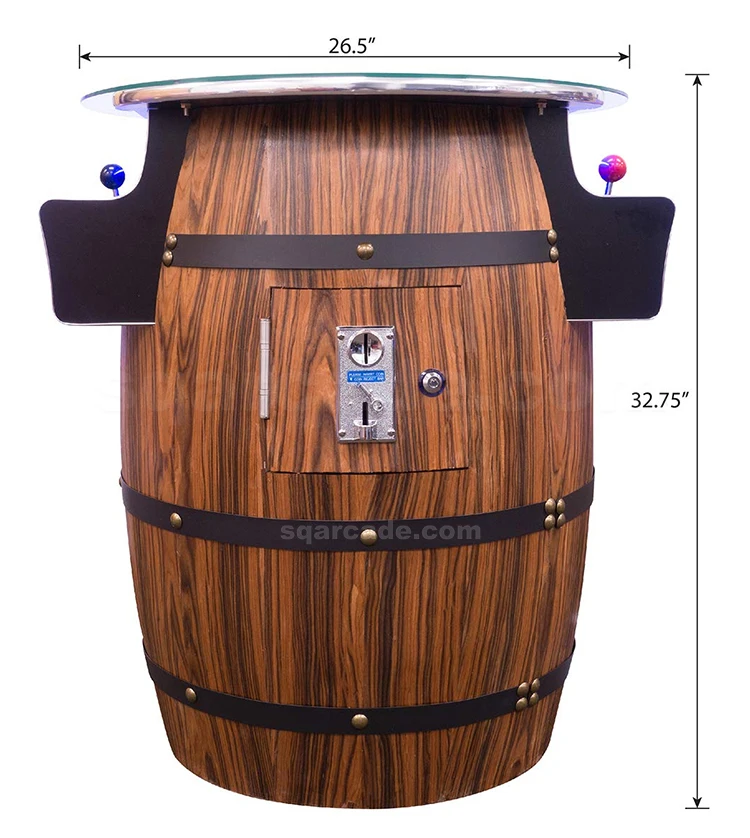 Whiskey Barrel Arcade - 60 in 1 Games Machine for All Ages