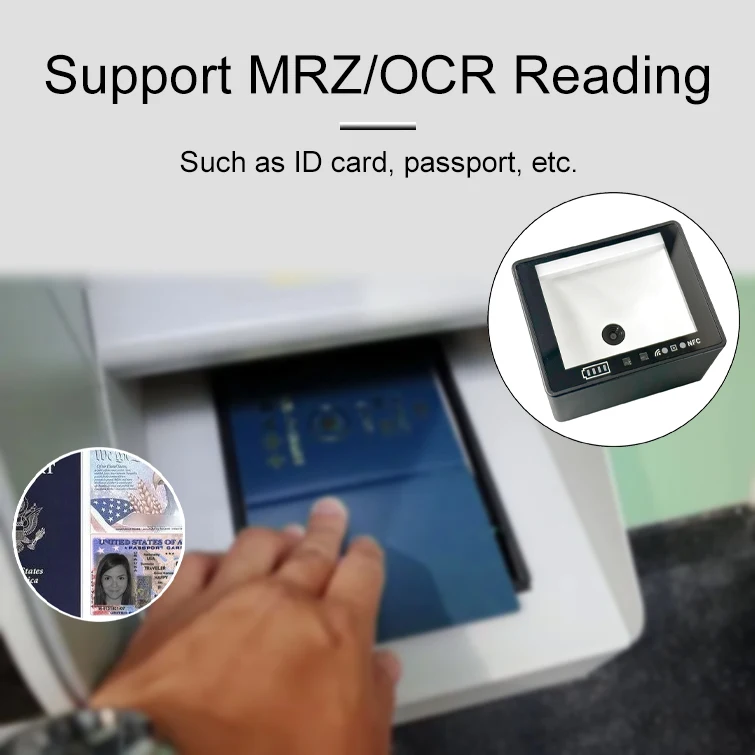 OCR NFC Card Readers Rfid Barcode Scanner Barcode Readers 2d Barcode ...