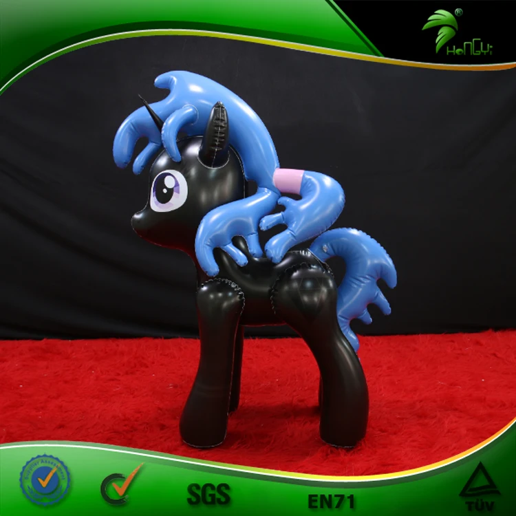 Shiny Inflatable Toy Animal Custom Inflatable Horse Cartoon Unicorn ...