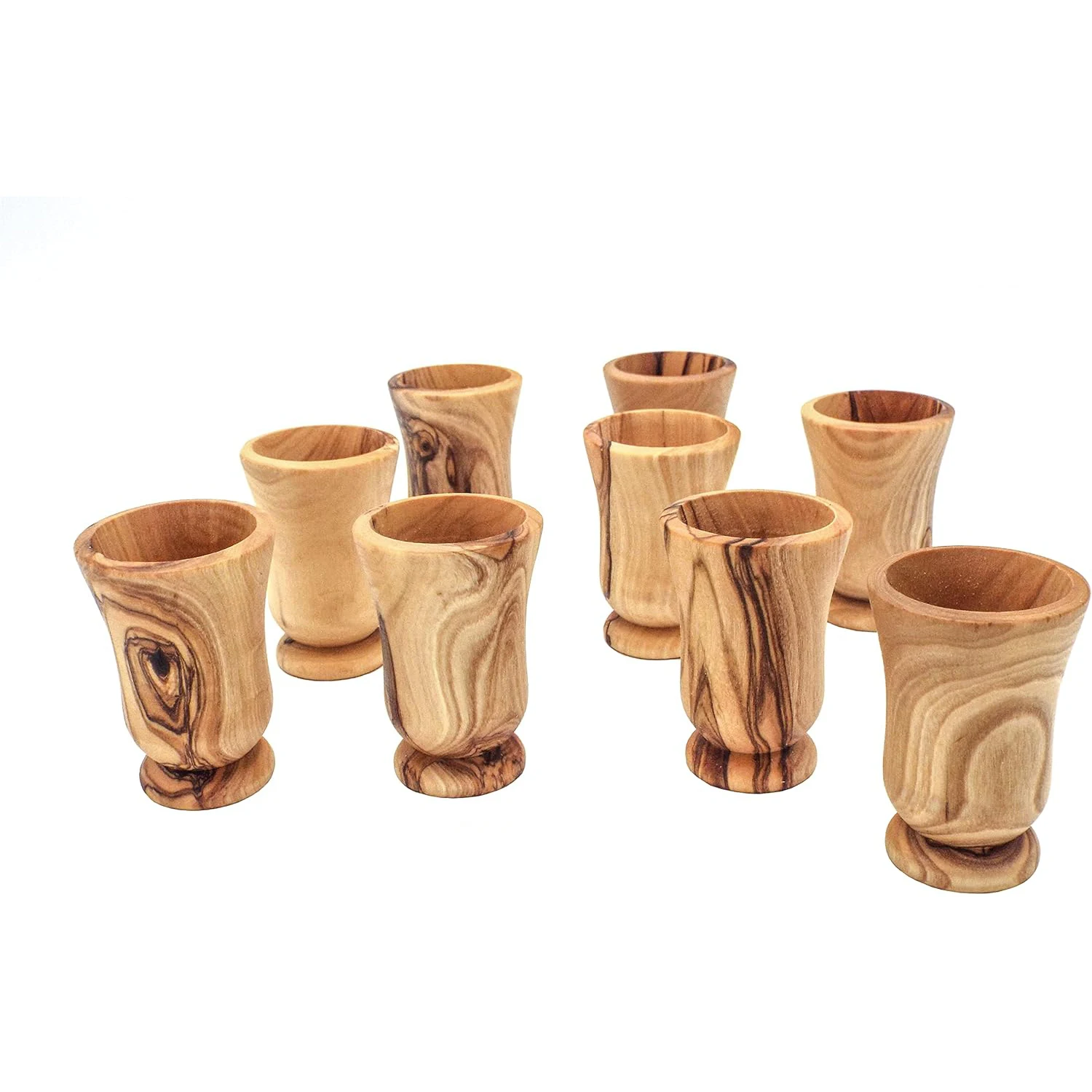 Olive Wood Communion Cups Set Supper Cups Of The Lord Quality Communion ...