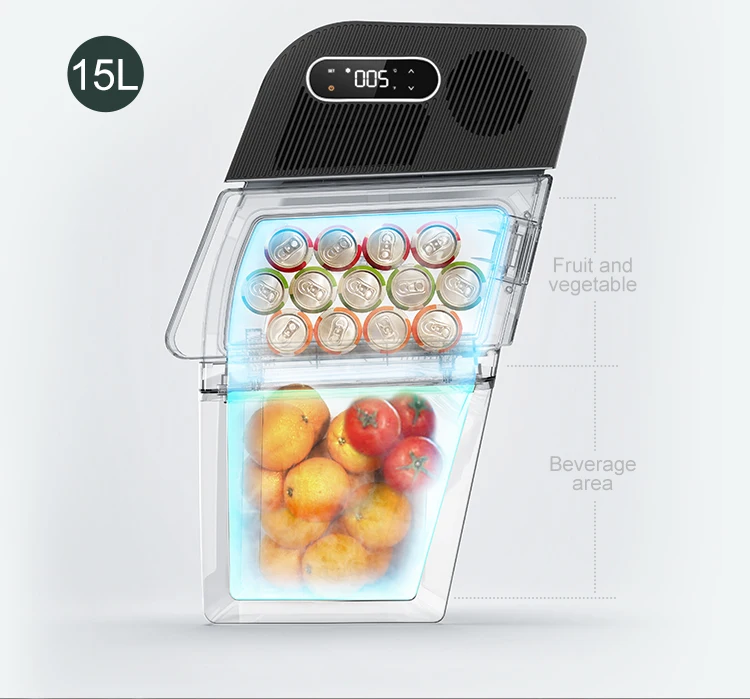 Portable12v Fridge Freezer Camping Car Refrigerator For Tesla Model Y 3 ...