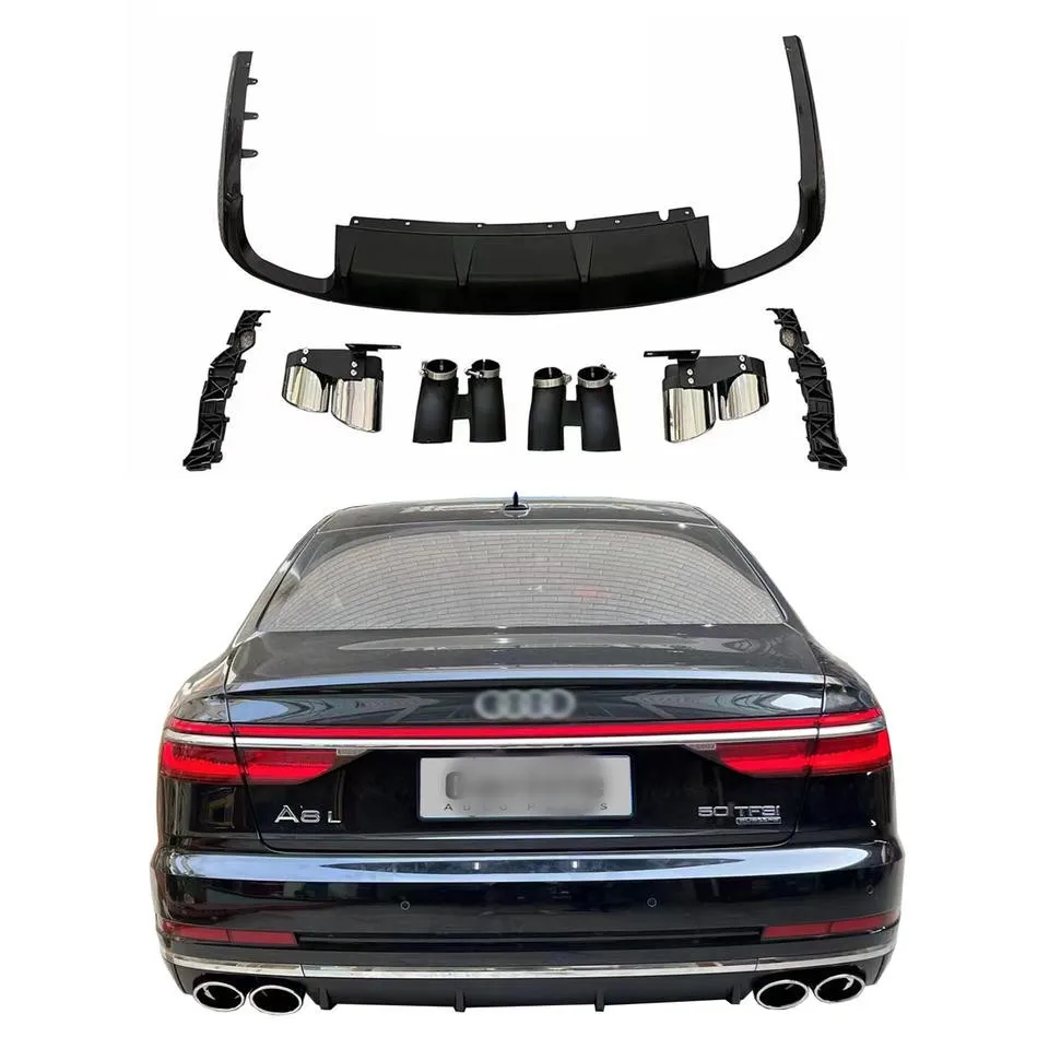 High Quality Car Bumpers With Grille For Audi A8 D5 2019-2022 Change To ...