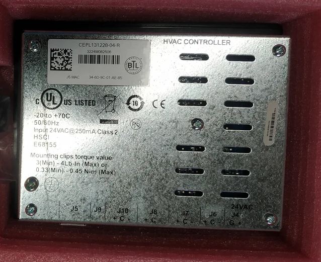 Chiller Refrigeration Application Spare Parts CEPL13122801 Display 4.3 ...
