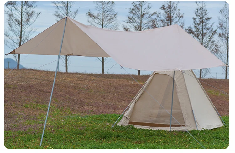 4 Person Folding Waterproof Double Door Outdoor Camping Portable Indian ...