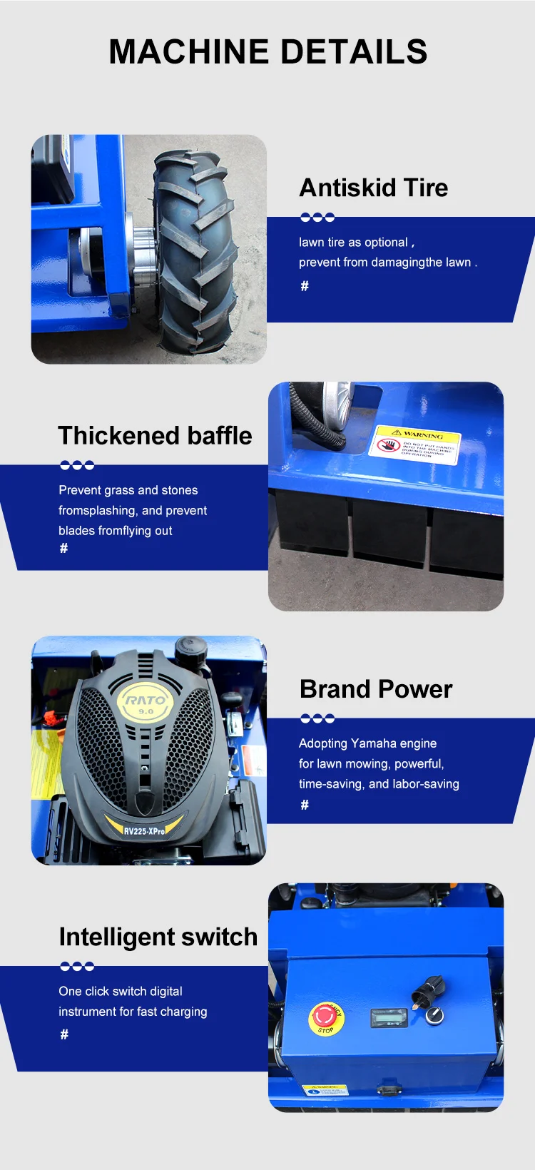 New Design Multi Purpose Remote Control Robot Lawn Rc Lawn Mower For ...