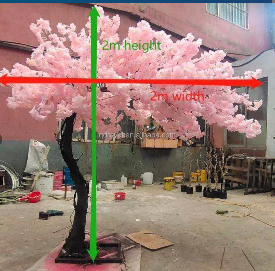 Pink Wedding Arbol Arbre Cerisier Artificiel White Large Outdoor Lighted Sakura Flower ...