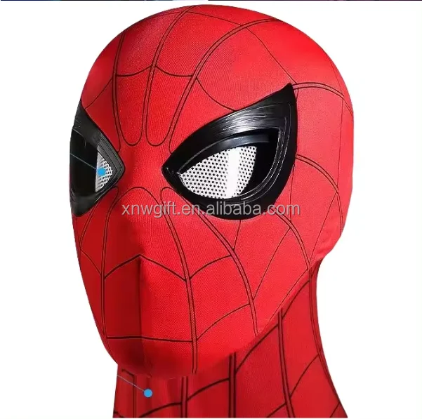 Spider Man Mask - Electronic LED Flashing Eyes for Adults