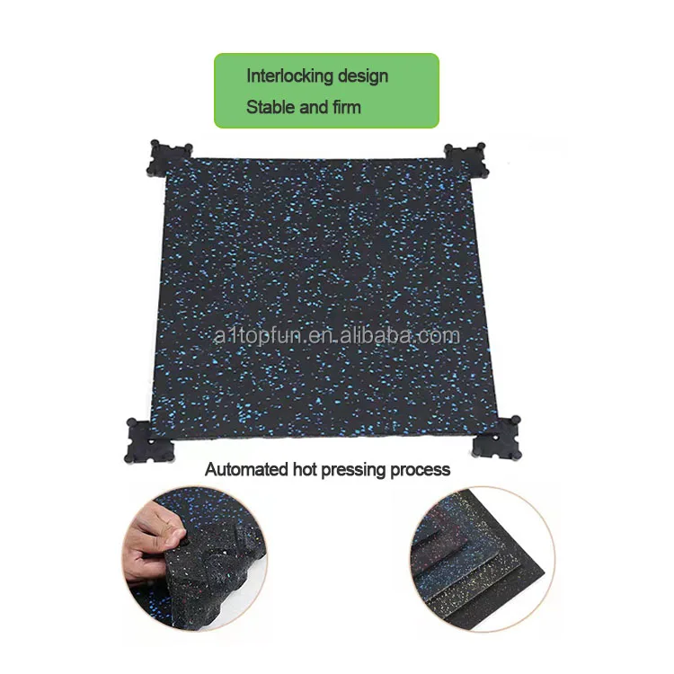 Outdoor Safety School Playground Fitness Gym Rubber Tile Rubber Floor ...