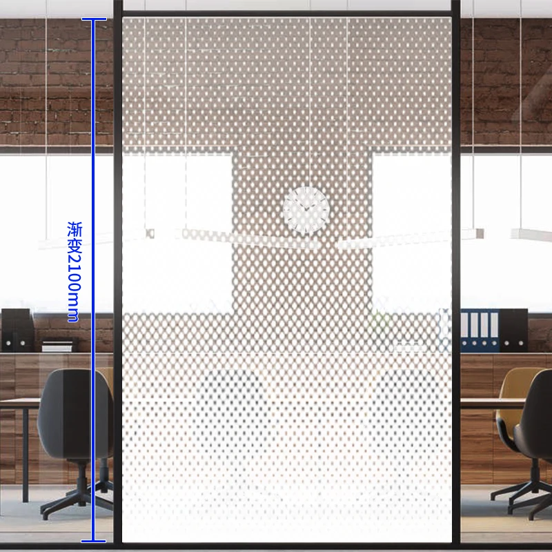 One-way Gradient Window Film Glass Decoration Foil Sticker Decoration ...