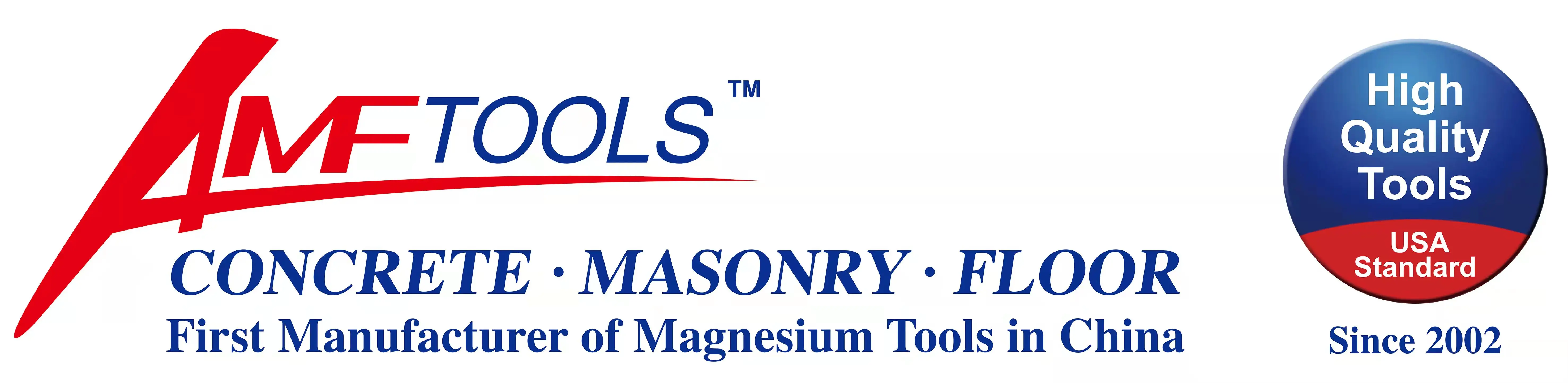 AMF TOOLS Construction Hand Tool Texture Broom - Aluminum Backed