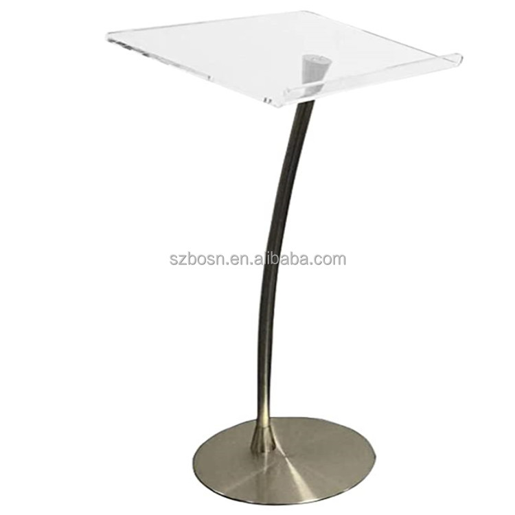 High-Quality Portable Acrylic Podium Clear Lectern Church Pulpit Floor ...