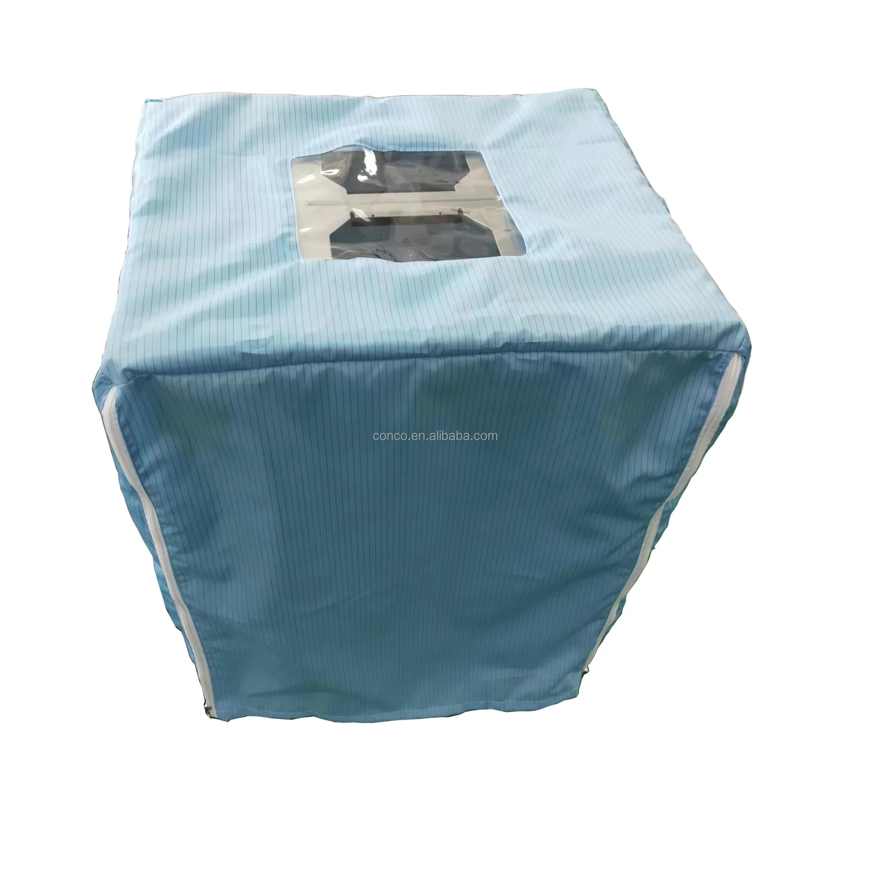 CONCO Blue Antistatic ESD hoods fabric covers for smt pcb magazine rack ...