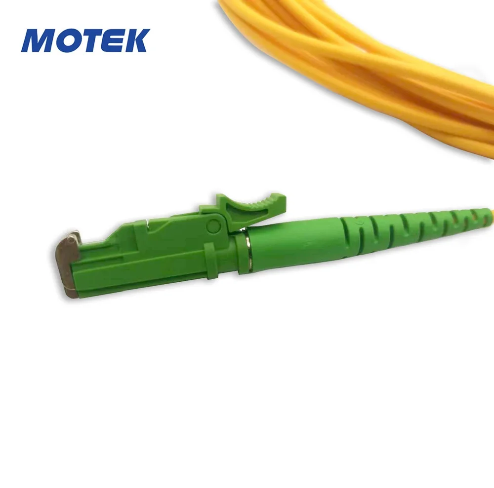 Fiber Optic Jumper Spring Loaded Shutter E2000 Connector Optical Fiber ...