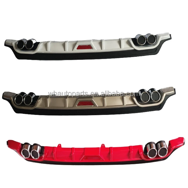 Factory Wholesale Plastic Rear Diffuser Replacement Rear Bumper Spoiler ...
