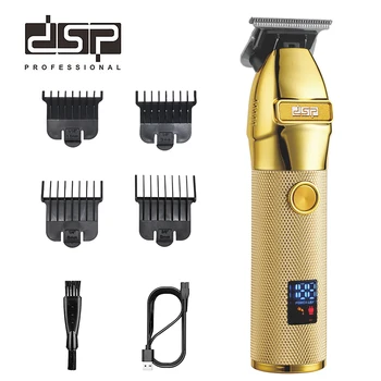 Dsp Professional Barber Hair Clippers Usb Rechargeable Wireless Led ...