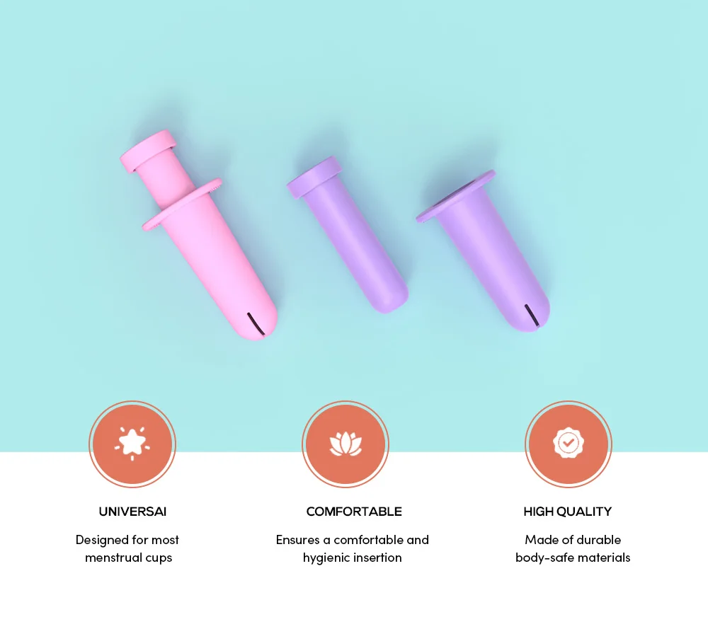 2023 Reusable Period Cup Inserter - Ecofemi Menstrual Cup Applicator