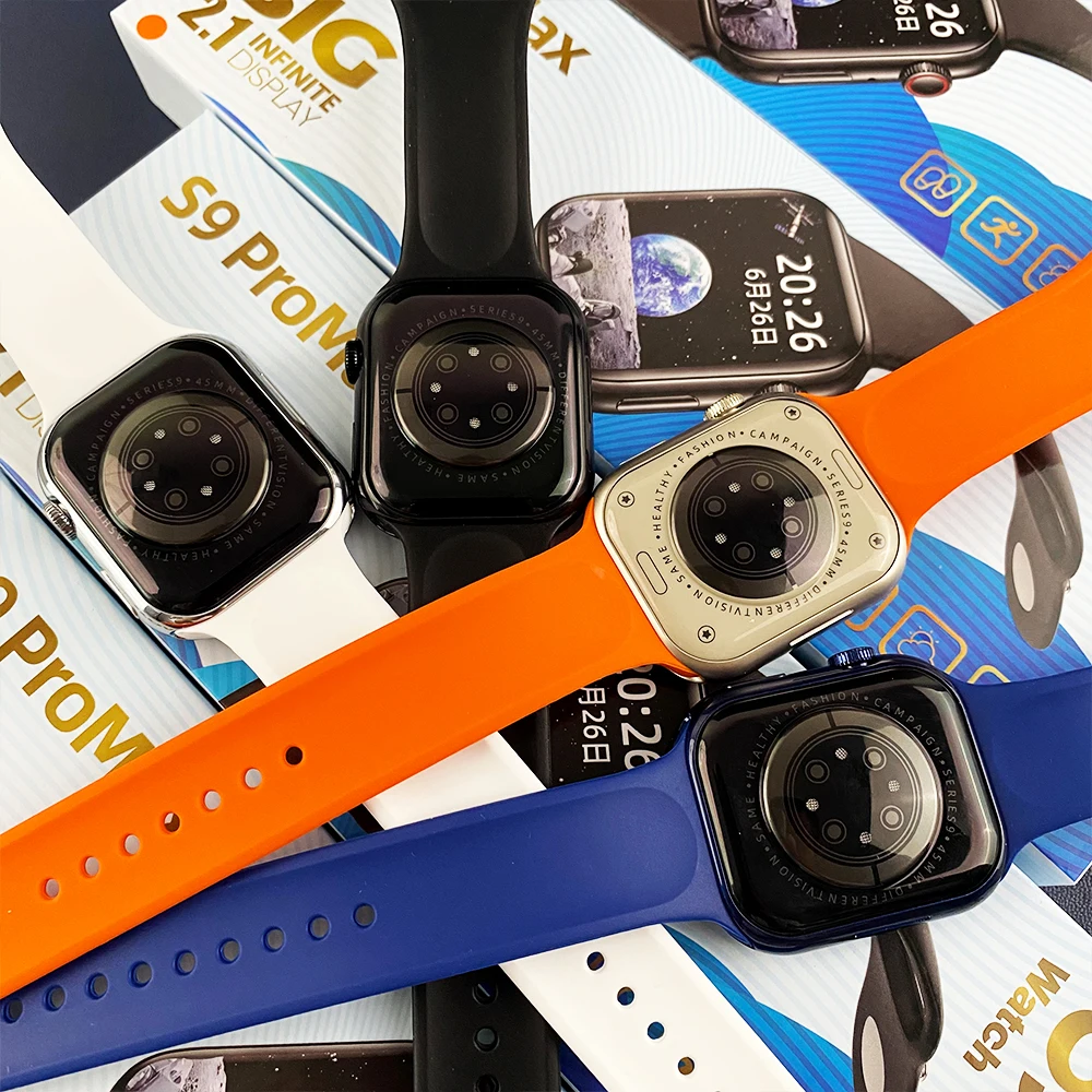 S9promax Smartwatches 2.1inch Fitpro App 44mm S9promax Smart Wristband Watch 9 Bt Call Smart ...